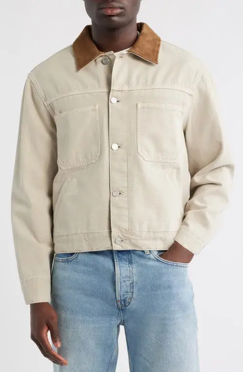 FRAME Cotton Canvas Utility Jacket