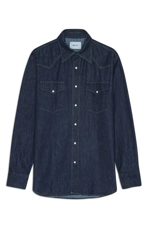 Nn07 Ricky Denim Snap-up Western Shirt