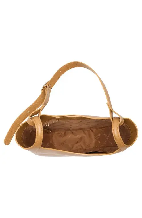 Longchamp Le Foulonne Leather Hobo Bag - Pecan