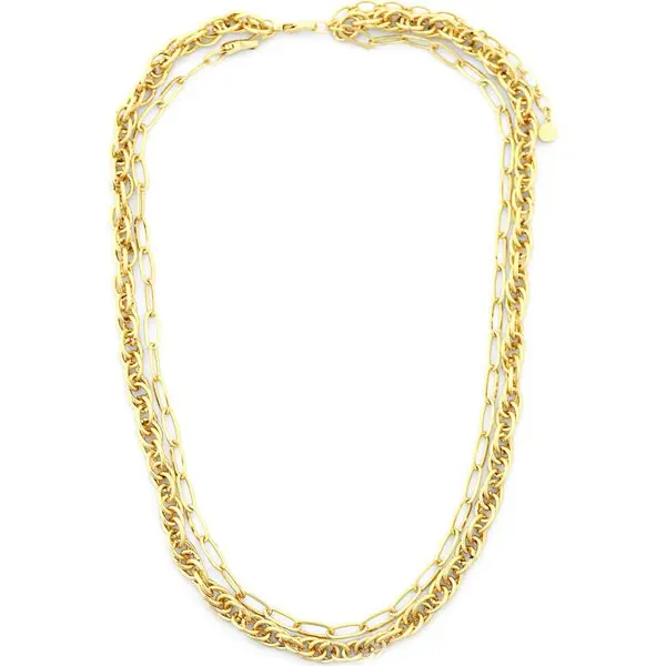 PANACEA Layered Chain Necklace - Gold