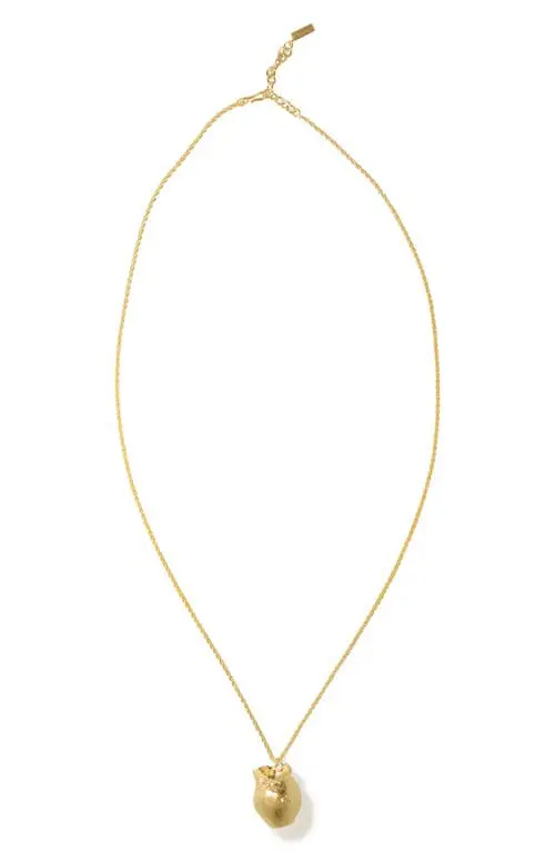 Completedworks Tumbled Pendant Necklace - 18ct Gold Plated