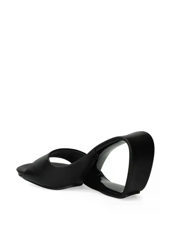 United Nude Mobius 65mm Leather Sandals - Black