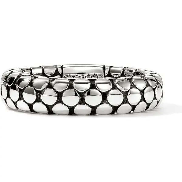 John Hardy Dot Band Ring - Silver