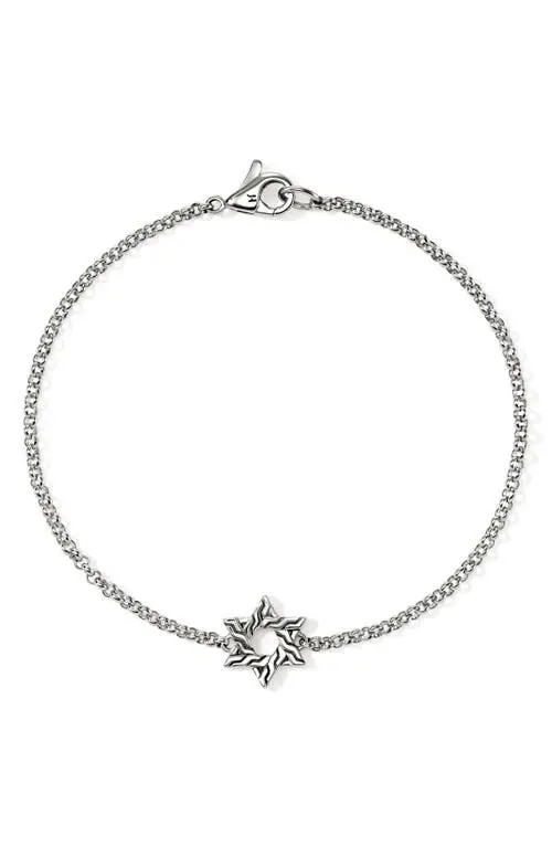 John Hardy Jh Essentials Star Of David Bracelet - Silver