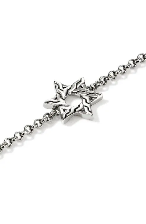 John Hardy Essentials Star Of David Bracelet - Silver