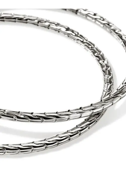 John Hardy Jh Essential Hoop Earrings