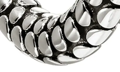 John Hardy Dot Hoop Earrings - Silver