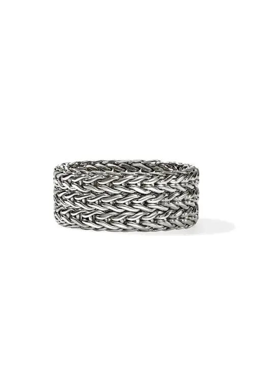 John Hardy Icon Chain Ring - Silver