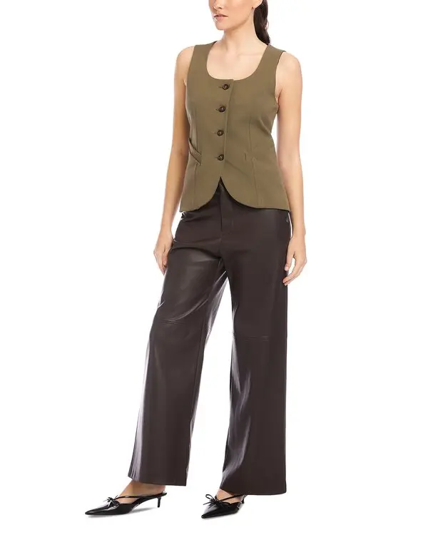 Fifteen Twenty Joni Button Front Vest