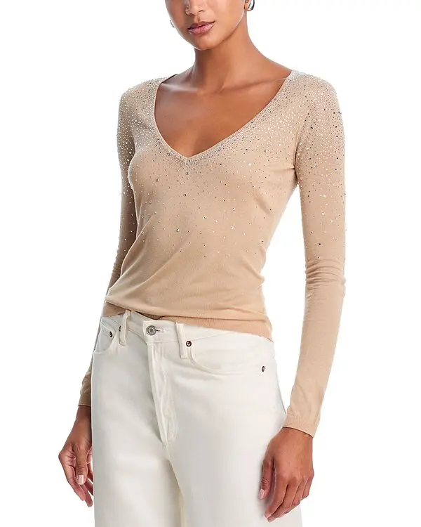 Generation Love Mirasol Crystal Sweater - Beige