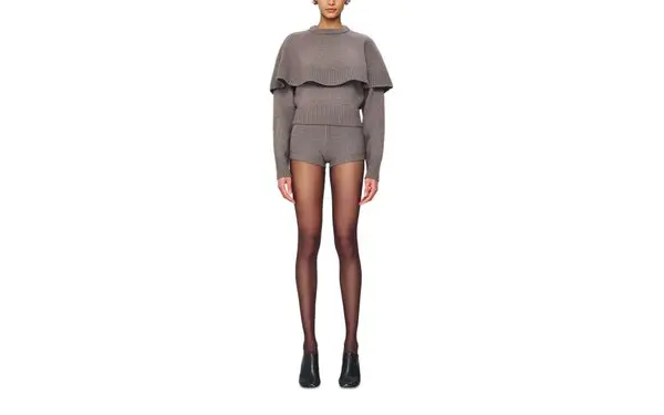 Ronny Kobo Evian Knit Top - Grey