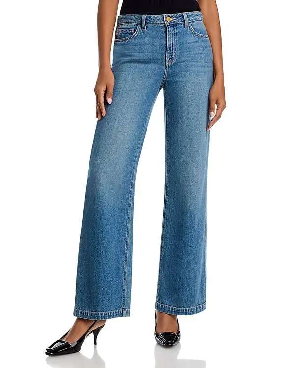 L'Agence Scottie High-rise Wide-leg Jeans - Fargo