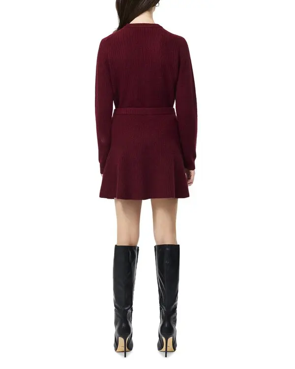 French Connection Vhari Knit Mini Skirt - Cabernet