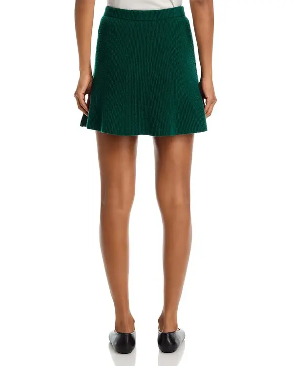 French Connection Vhari Knit Mini Skirt - Evergreen