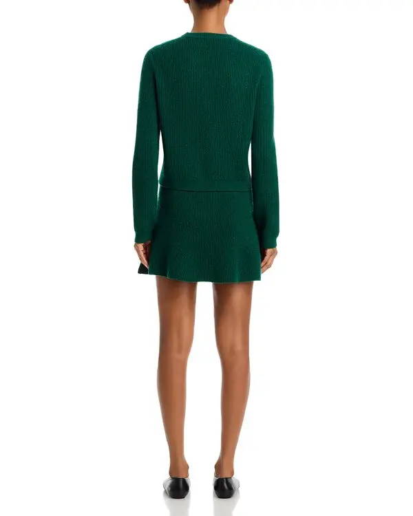 French Connection Vhari Knit Mini Skirt - Evergreen