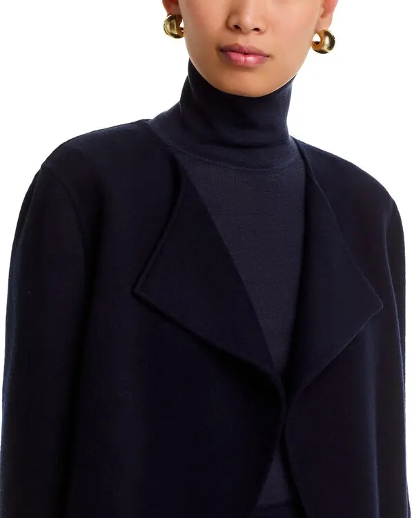 Lafayette 148 New York Foldover Lapel Crop Jacket