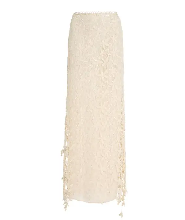 TOTEME Lace Maxi Skirt - Ivory