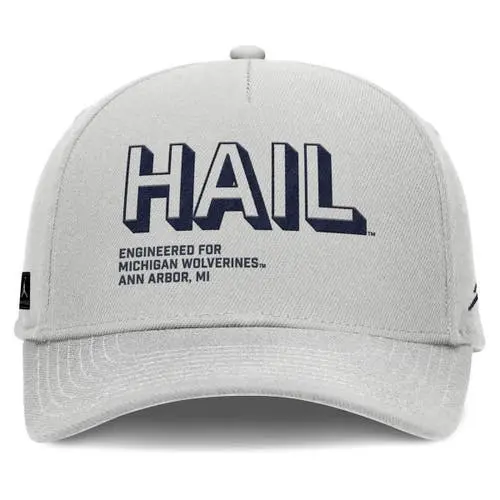 JORDAN BRAND Michigan Wolverines 2025 Sideline Dust Pinched Rise Adjustable Hat