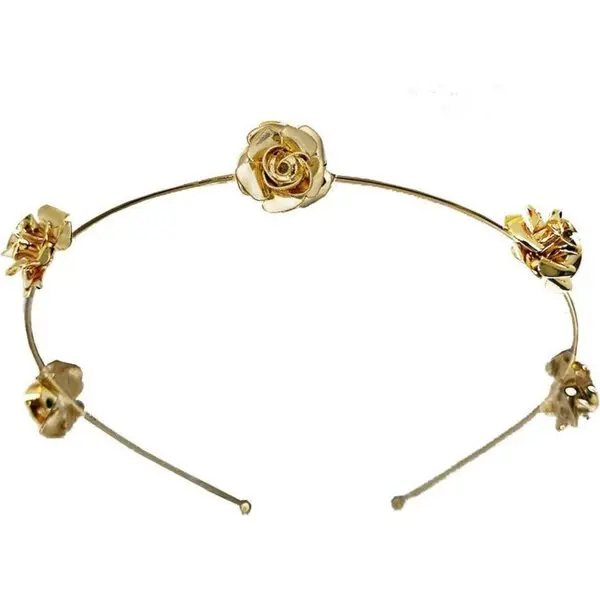 EPONA VALLEY Field Of Roses Headband - Gold