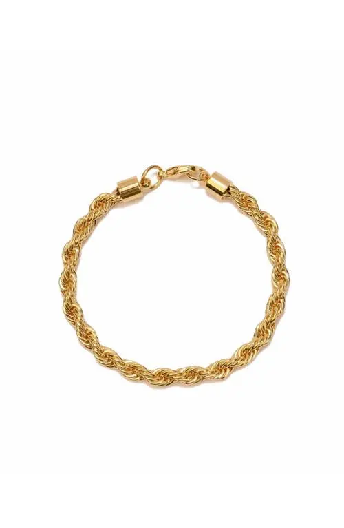 BEARFRUIT JEWELRY 14k Plated Intertwined Bracelet