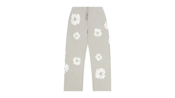 DENIM TEARS Cotton Wreath Baggy Sweatpants - Grey