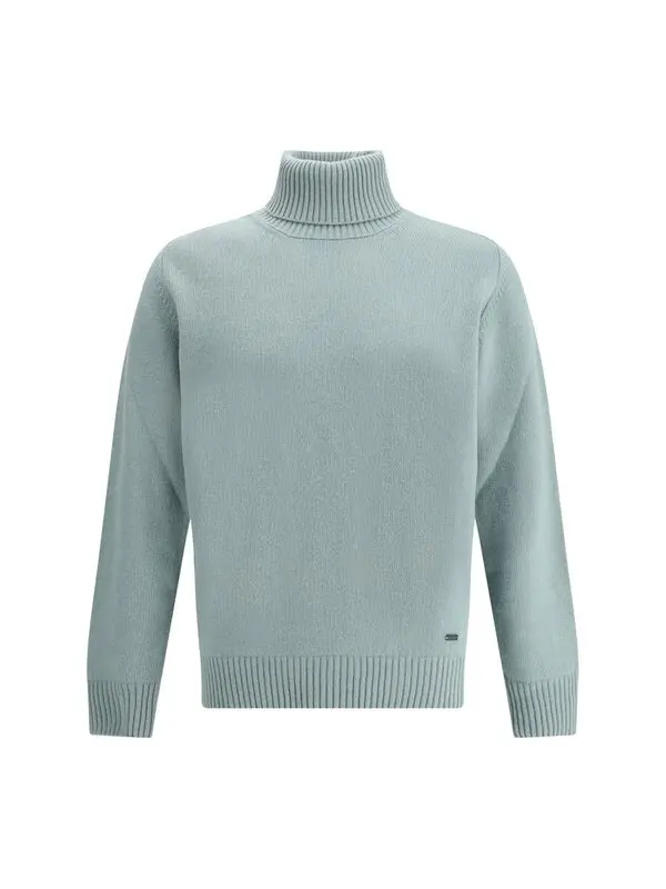 BROOKSFIELD Turtleneck Sweater - Green
