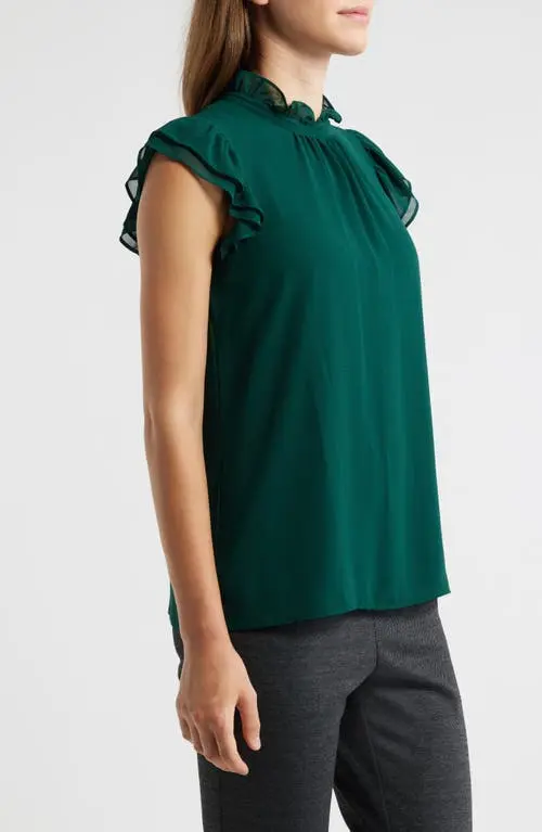 Anne Klein Ruffle Sleeveless Top