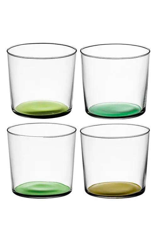 LSA Coro Set Of 4 Assorted Tumbler Glasses - Green