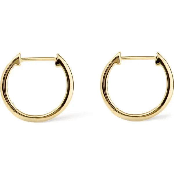 ANA LUISA Small Hoop Earrings - Yelow Gold
