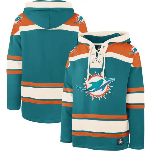'47 Miami Dolphins Superior Lacer Pullover Hoodie