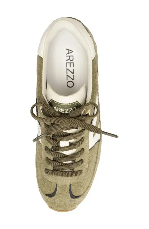 AREZZO Molly Lace-up Sneakers - Militar Green/multi