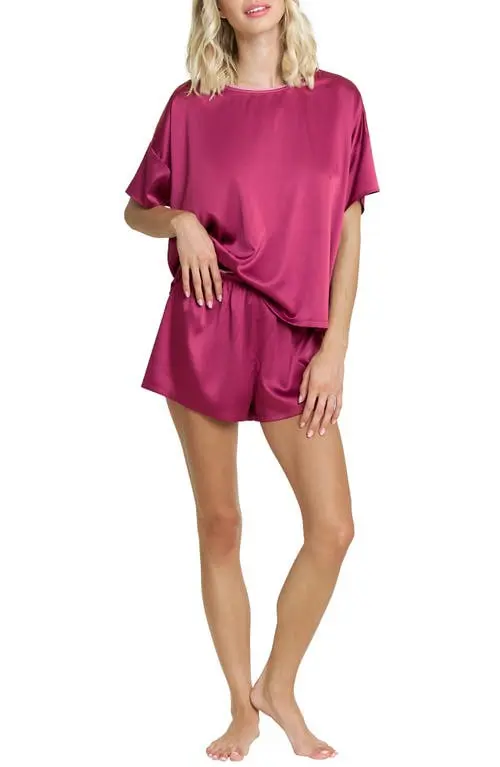 Honeydew Intimates Off To Bed Short Pajamas - Mulberry