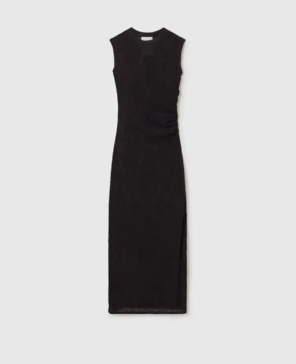 Stella McCartney Sleeveless Lace Midi Dress - Black