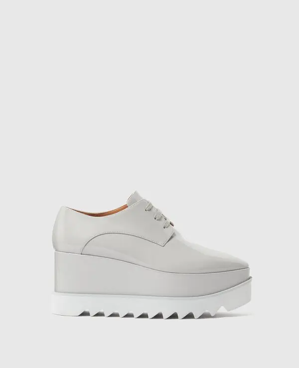 Stella McCartney Monochrome Platform Shoes - Light Gray