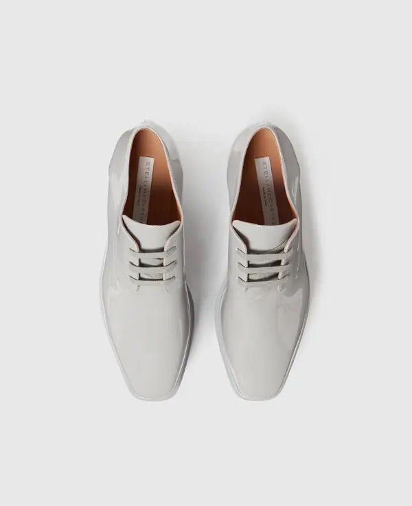 Stella McCartney Monochrome Platform Shoes - Light Gray