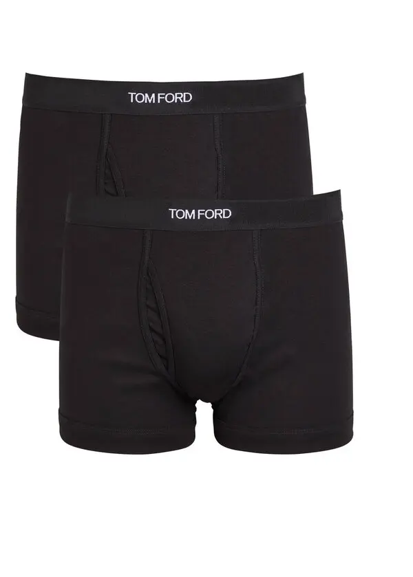 TOM FORD Stretch-cotton Boxer Briefs - Black