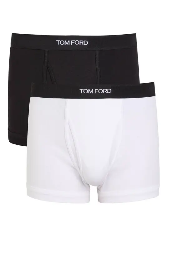 TOM FORD Stretch-cotton Boxer Briefs - Black
