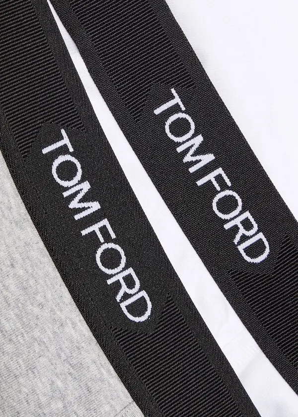 TOM FORD Stretch-cotton Boxer Briefs - White