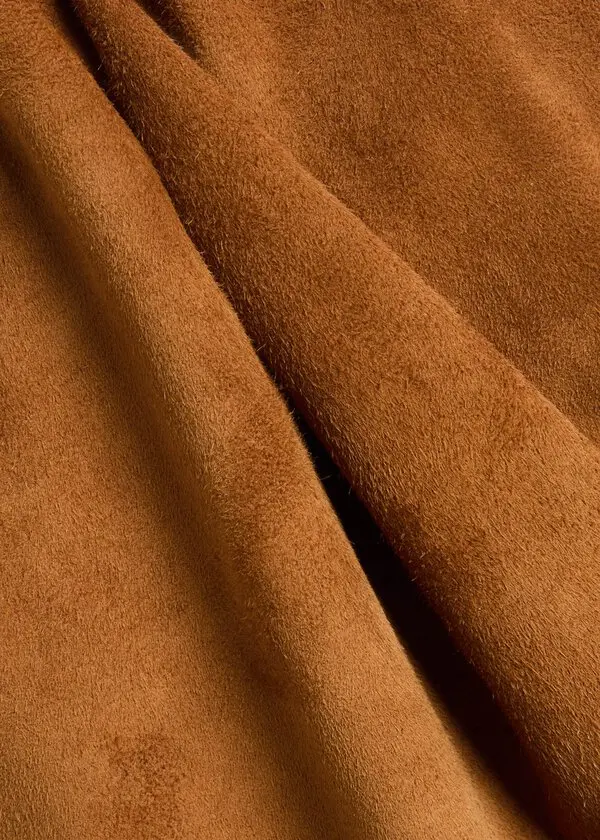 Stouls Stretch-suede Halterneck Top - Tan