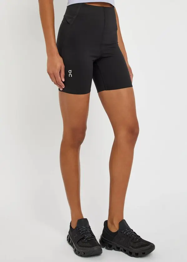 On Stretch-jersey Cycling Shorts - Black