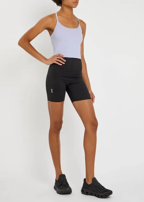 On Stretch-jersey Cycling Shorts - Black