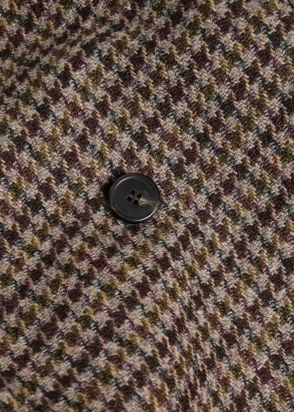 Max Mara Houndstooth Wool-blend Blazer