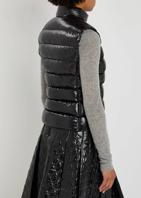 Moncler Ghany Quilted Shell Gilet - Black