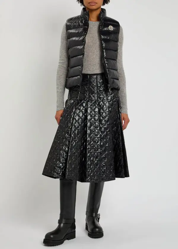 Moncler Ghany Quilted Shell Gilet - Black