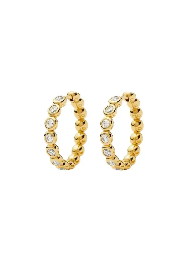 MISSOMA Tennis Medium Hoop Earrings - Gold