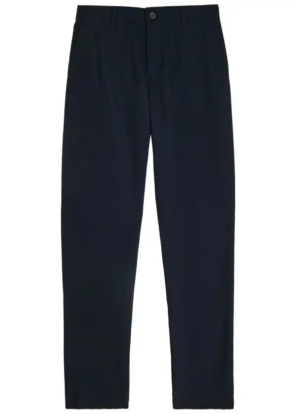 Sunspel Tapered Stretch-wool Trousers