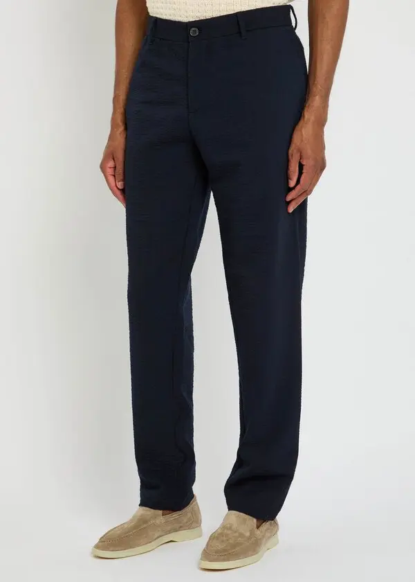 Sunspel Tapered Stretch-wool Trousers