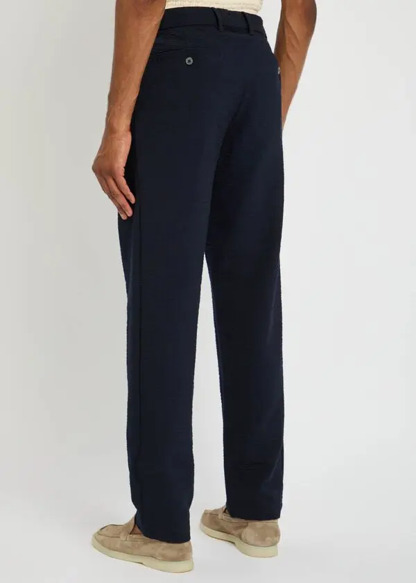 Sunspel Tapered Stretch-wool Trousers