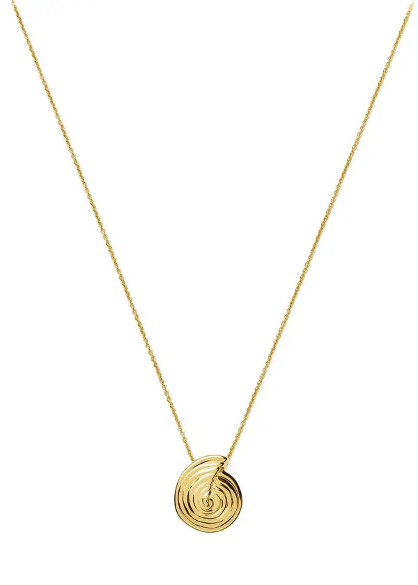 MISSOMA Spiral Mini Pendant Necklace - Gold