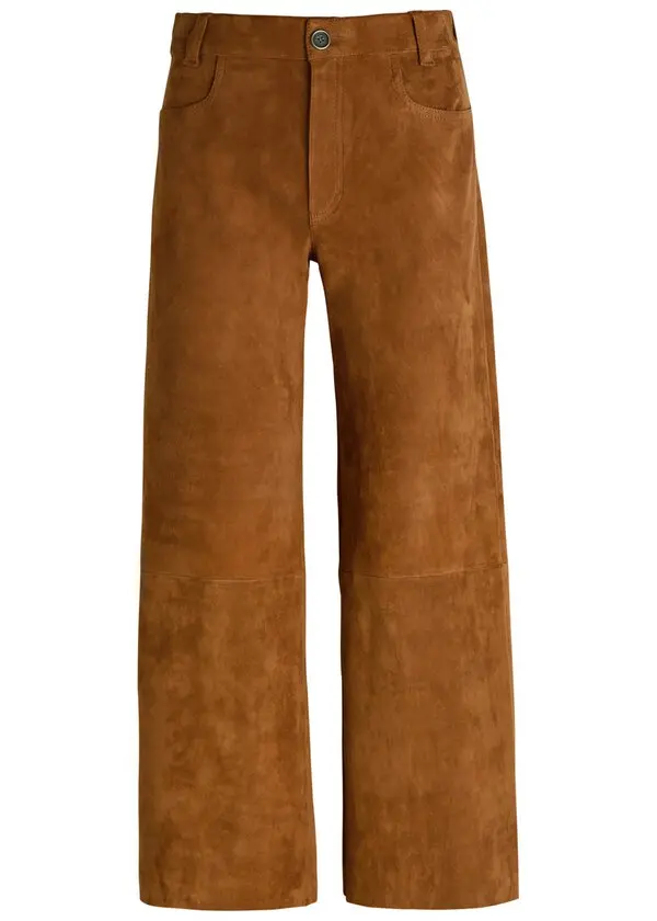 Stouls Lilou Stretch-suede Trousers
